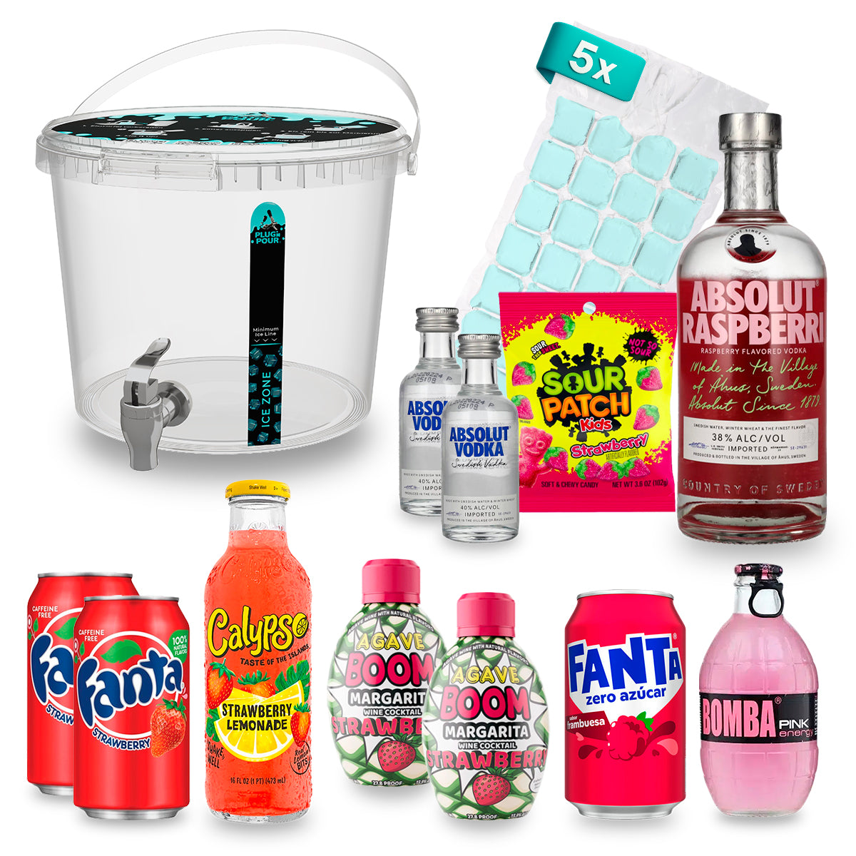 Sip Tank – Cocktail Set – Berry Punch 11,93 % Vol. – Plug'N'Pour